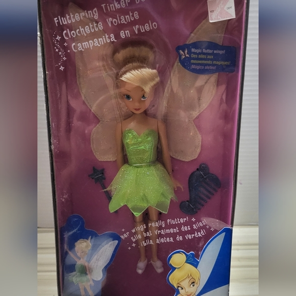 Hasbro | Toys | Vintage Disney Fluttering Tinker Bell Doll Return To ...